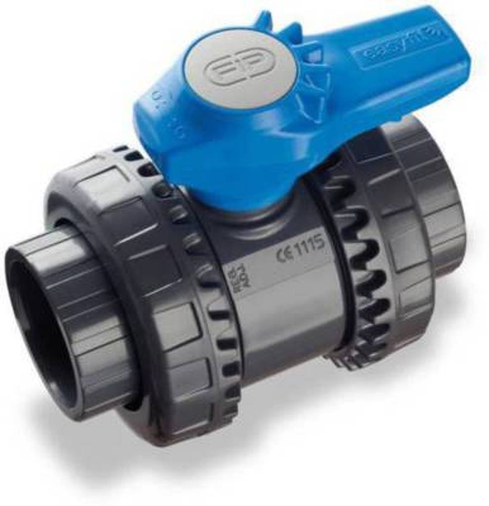 Robinet boisseau sphérique FF piscine PVC 50