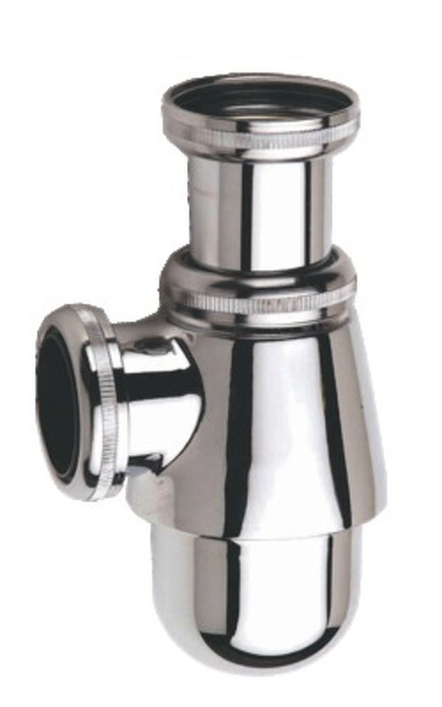 Siphon lavabo réglable laiton chromé