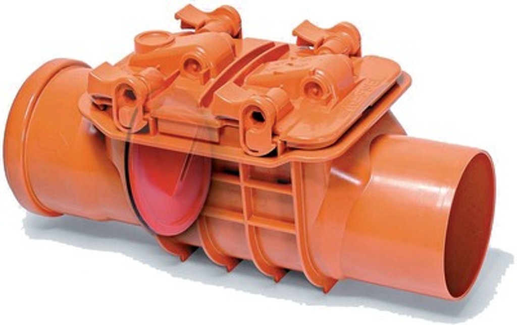 Clapet Battant Simple PVC Anti Retour à Coller EU Ø125 - Norham