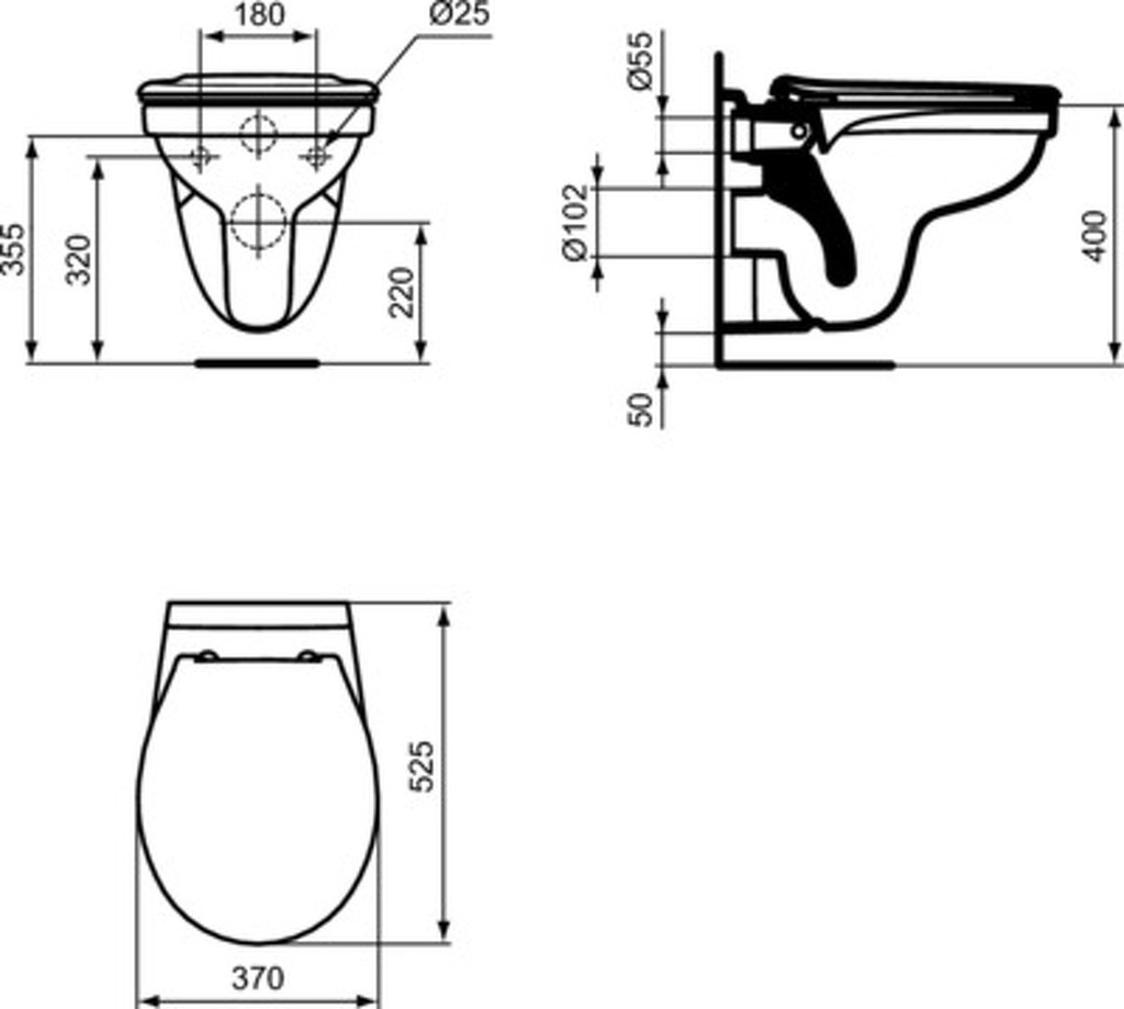 Pack WC suspendu Noé - Porcher