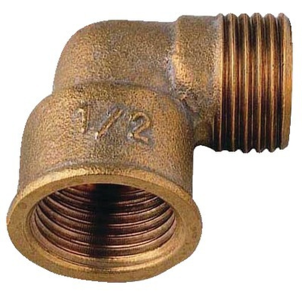 Coude laiton brut MF 20x27