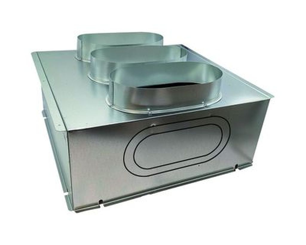 Plénum isolé métal sortie au choix - Axelair - 560x260x225mm - Ø ...